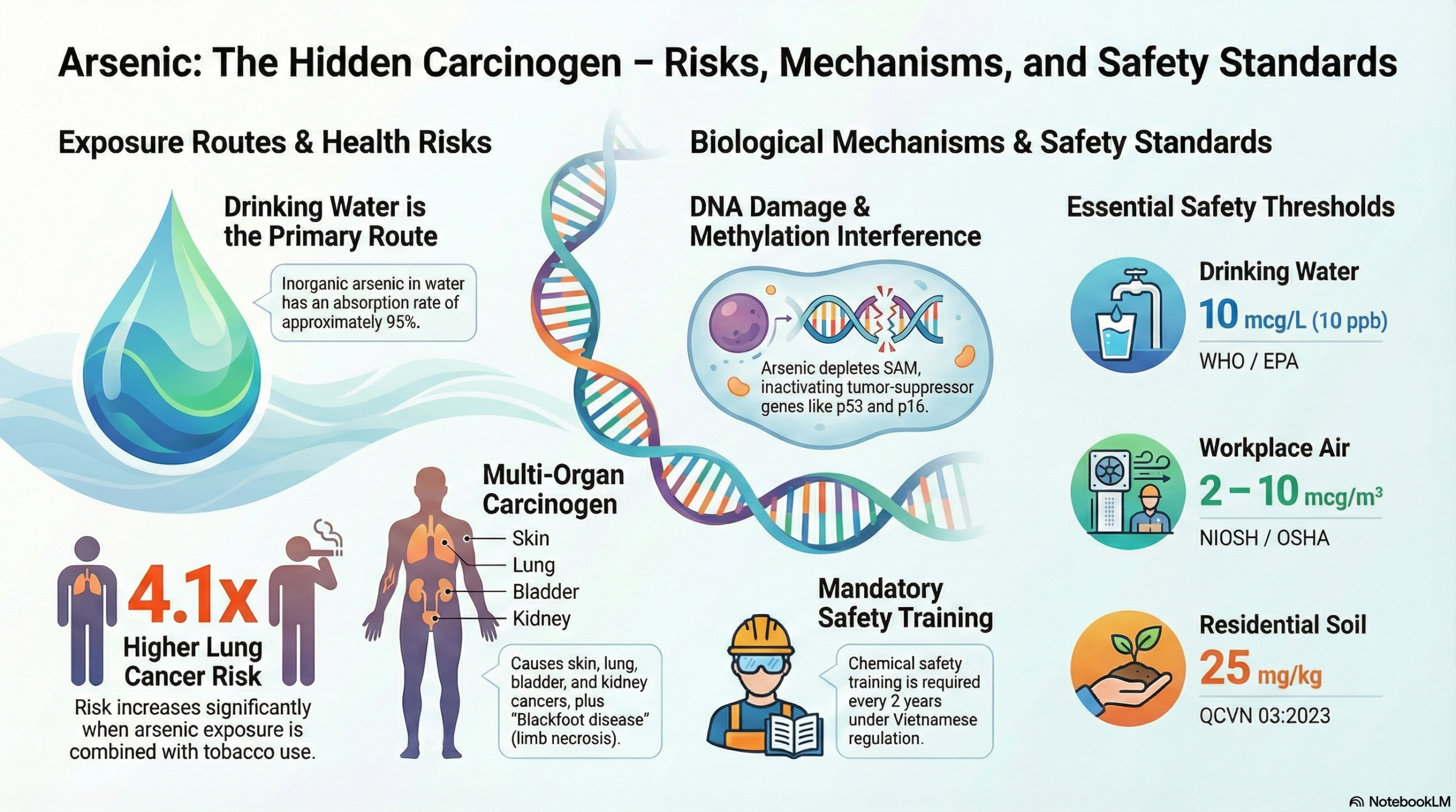 Arsenic exposure - Toxicity and carcinogenicity risks - Center For ...